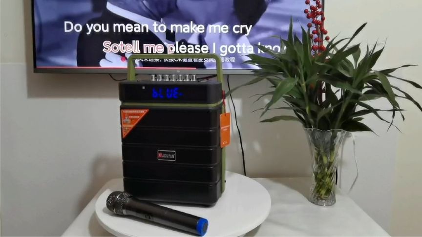 直播声卡多功能音响,户外家庭唱歌必备,插TF卡播放U盘蓝牙连接