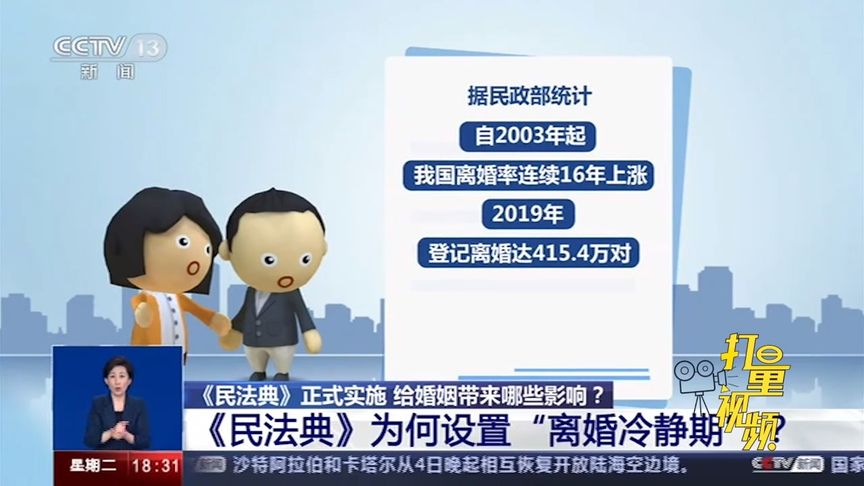 《民法典》实施后离婚流程有何变化,为何设置冷静期?|共同关注