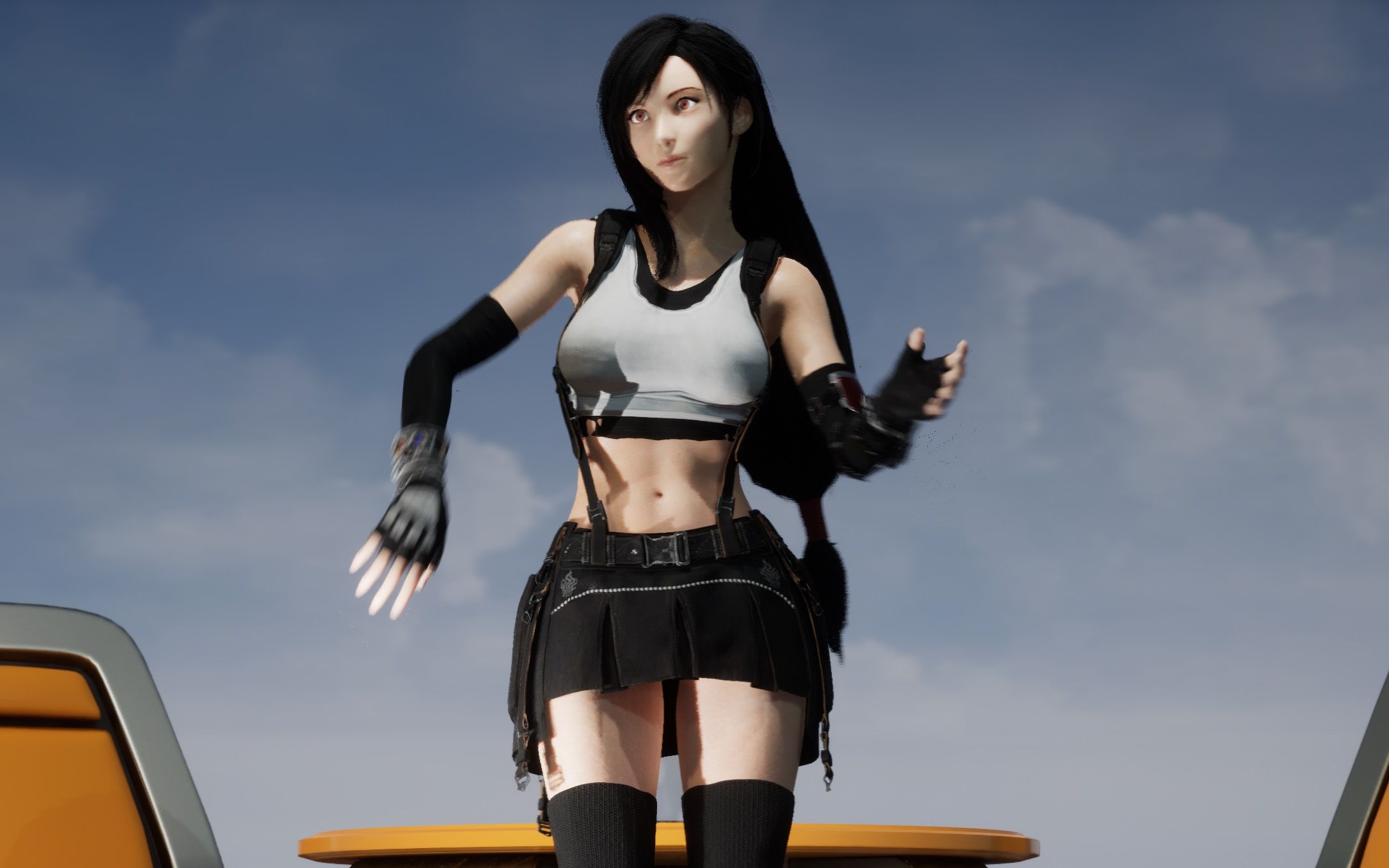 让蒂法跳个性感诱人的舞蹈 tifa daz3d角色模型 maya动画制作 虚幻5