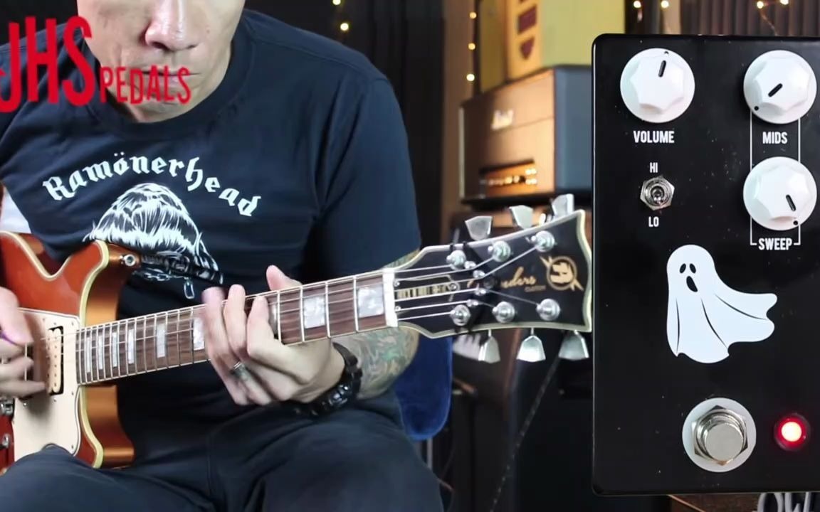 ...均衡激励增益神器!JHS Pedals Haunting Mids 前级激励单块效果器 ...