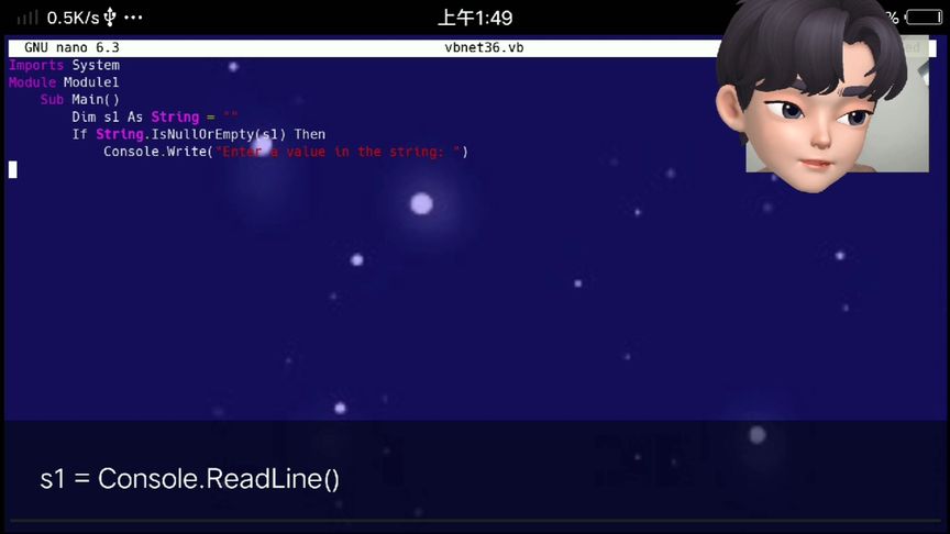vb.net编程语言,IsNullOrEmpty()将字符串变量都设置为空字符串