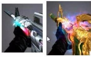 cf史上最帅光效 新版蓝粉光效 彩虹一般 各英雄武器光效预览