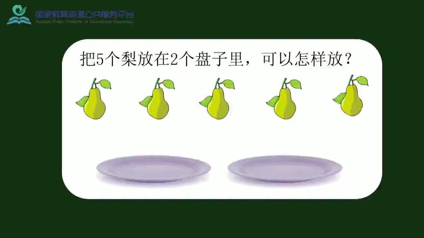 【小学数学】一年级上课程:8 2-5的分与合