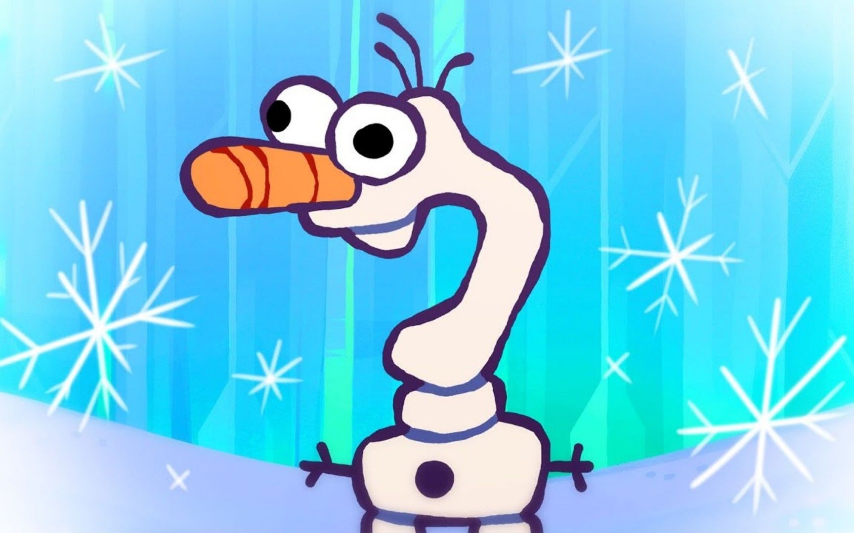 搞笑动画:搞笑版冰雪奇缘,艾莎拯救妹妹的冰雪世界大冒险!