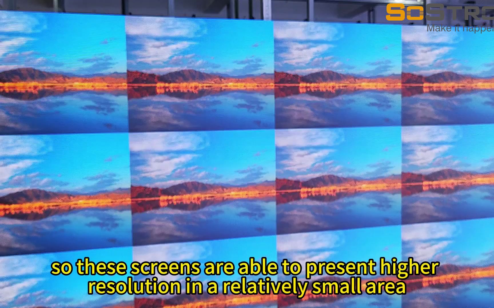 细间距LED显示屏是一种高分辨率显示技术