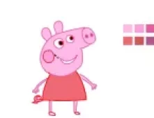 小猪佩奇动画制作原理 第1集 如何在动画软件中绘制小猪佩奇卡通角色