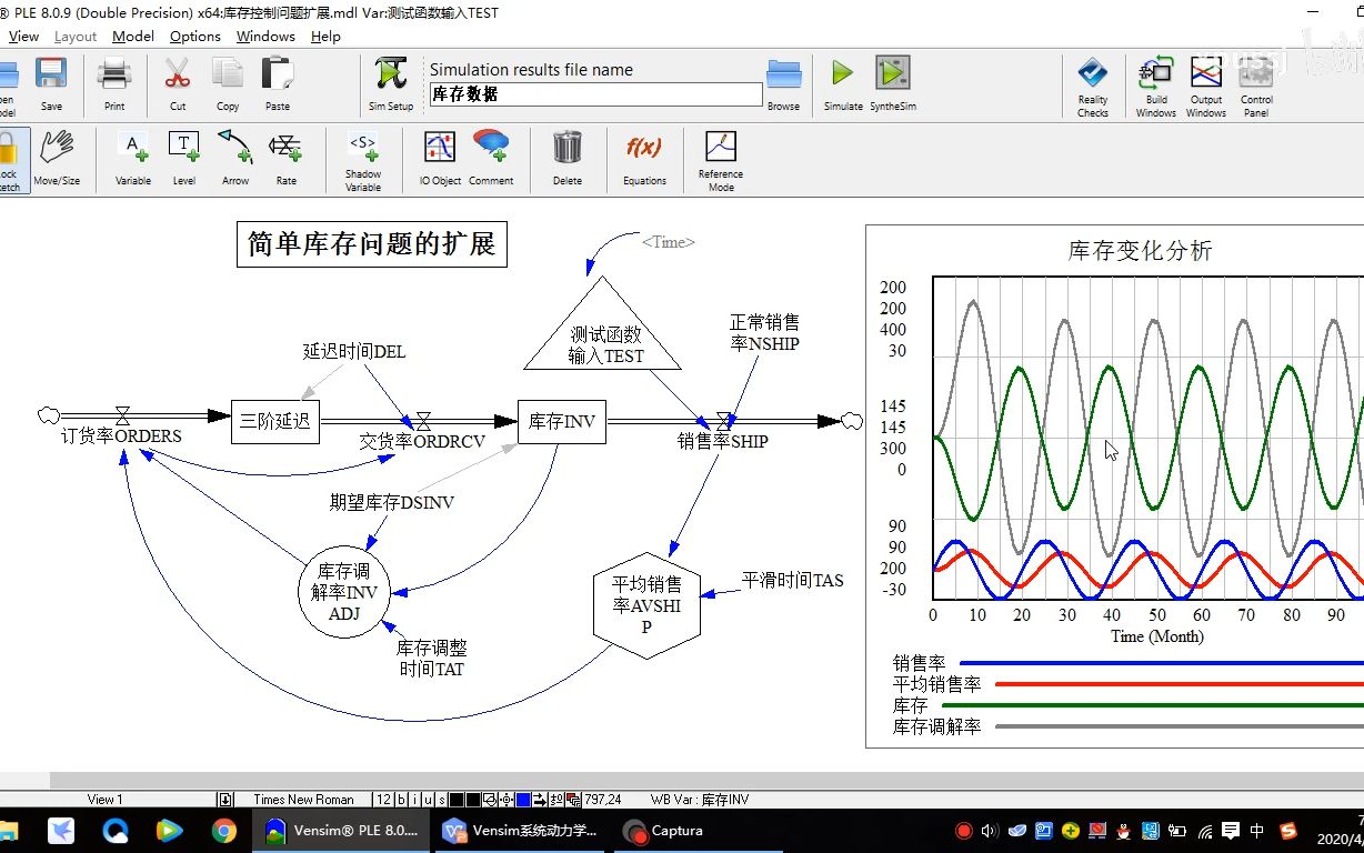 10《Vensim函数的库存控制问题扩展及其仿真_》