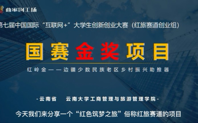 互联网+国际大学生创新创业大赛。国赛金奖项目路演剖析。创新创业...