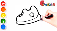 简单好画的运动鞋