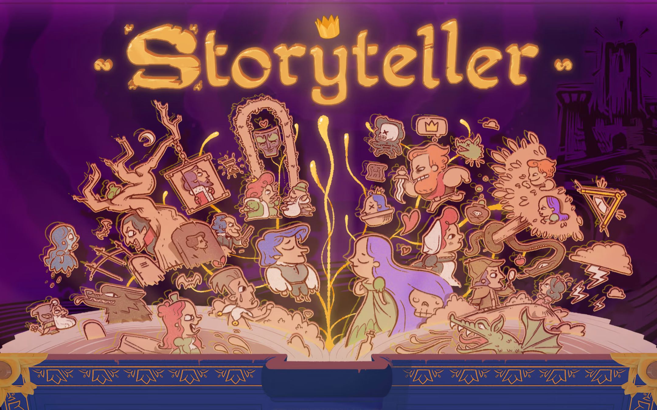 就给个标题,故事全靠编 卡通手绘分格漫画解谜游戏《Storyteller 说书人...