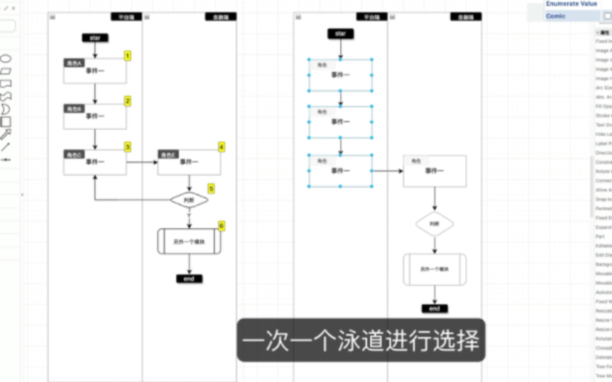 drawio使用与流程图审美2 如何利用工具技巧快速准确的制作一张复合...