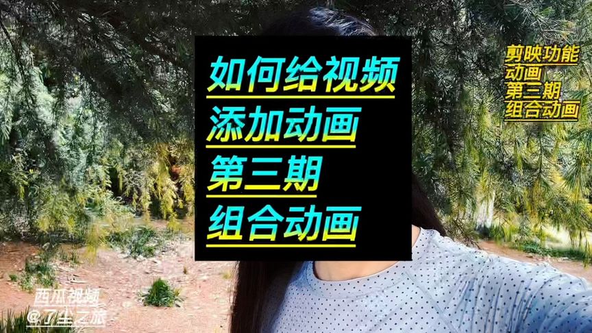 #如何给视频添加组合动画#中老年朋友看过来#轻松几步#视频动起来