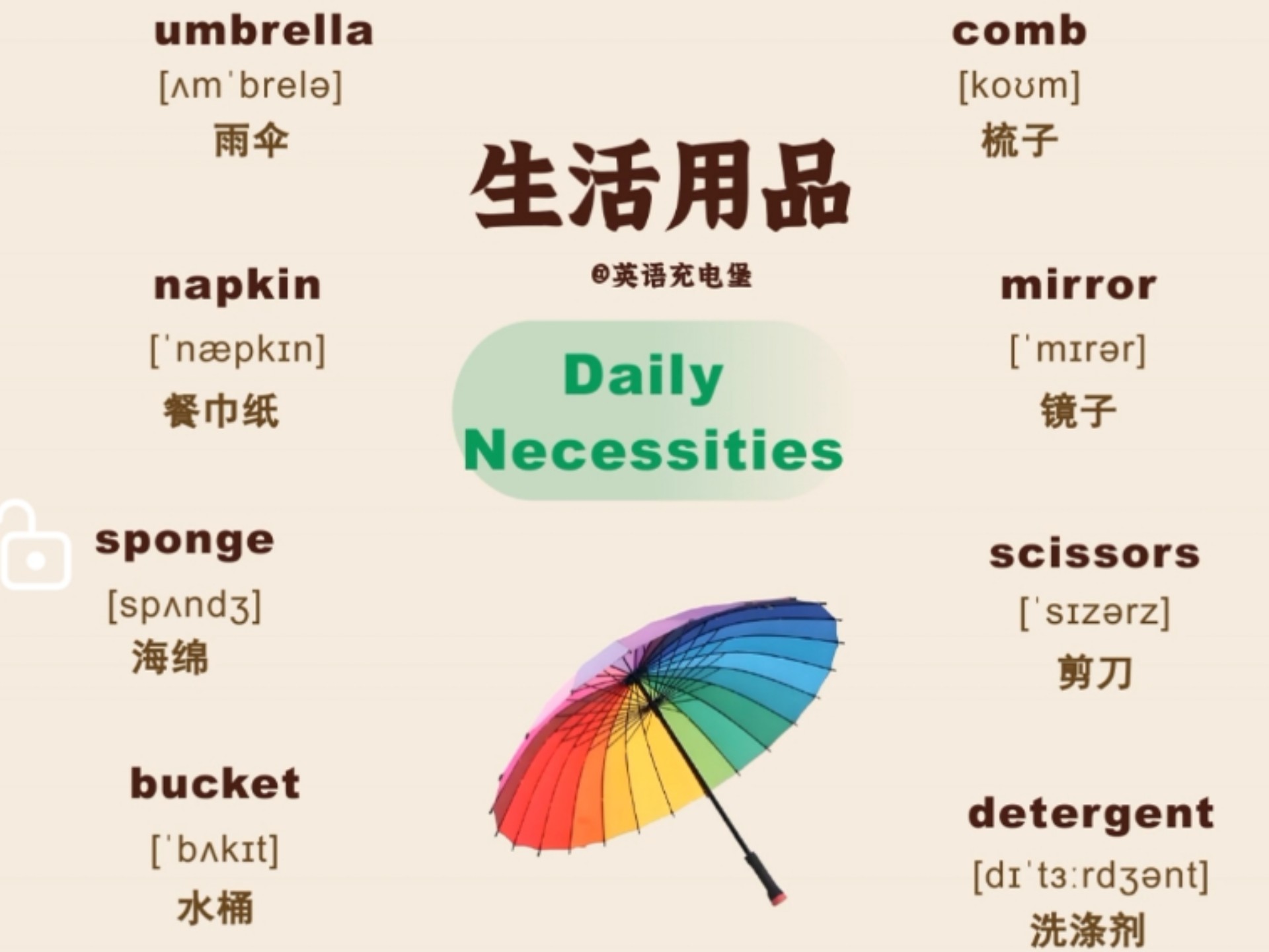 【热词解剖】 01 生活用品