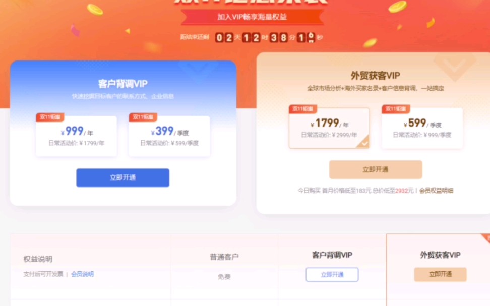 外贸开发客户工具,全球市场分析,找海外客户,客户背景调查,双十一活动...