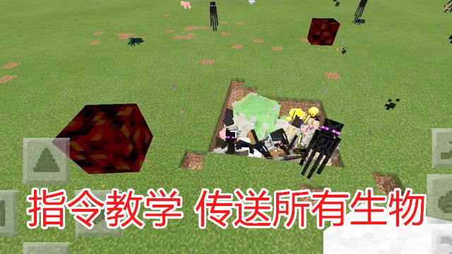 我的世界传送指令 让所有生物都集合