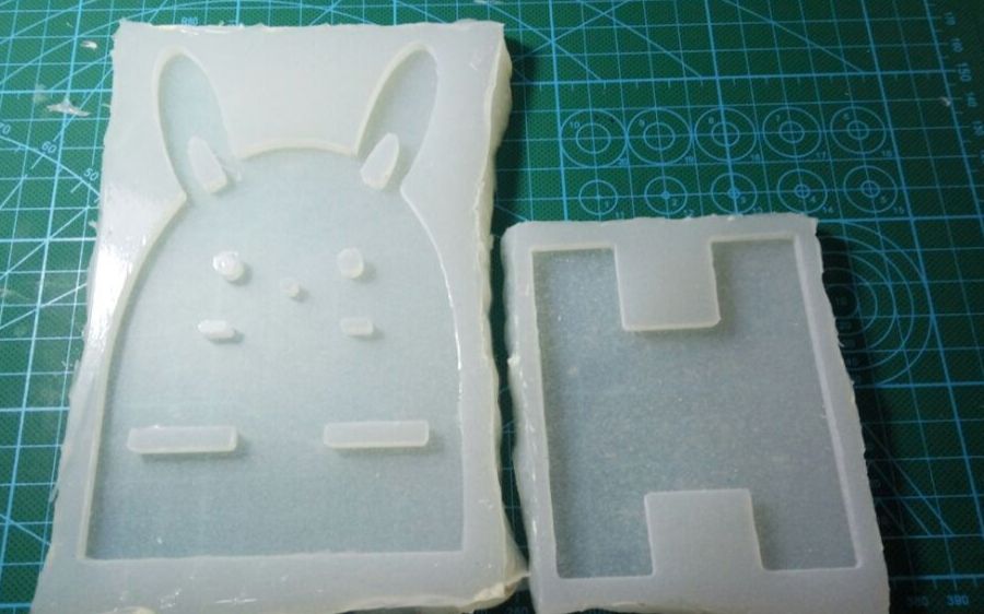 【青枫】【翻模】5手机支架 硅胶翻模教程 普通工业半透明硅胶