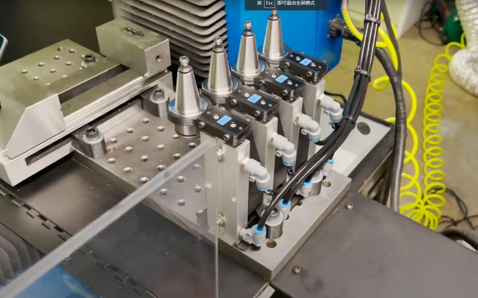 用于 Mach3 控制的DIY 气动 ATC 工具架