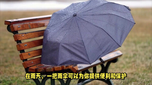 雨伞:一根坚固的伞柄和一个实用的伞面,来一段雨中谱曲
