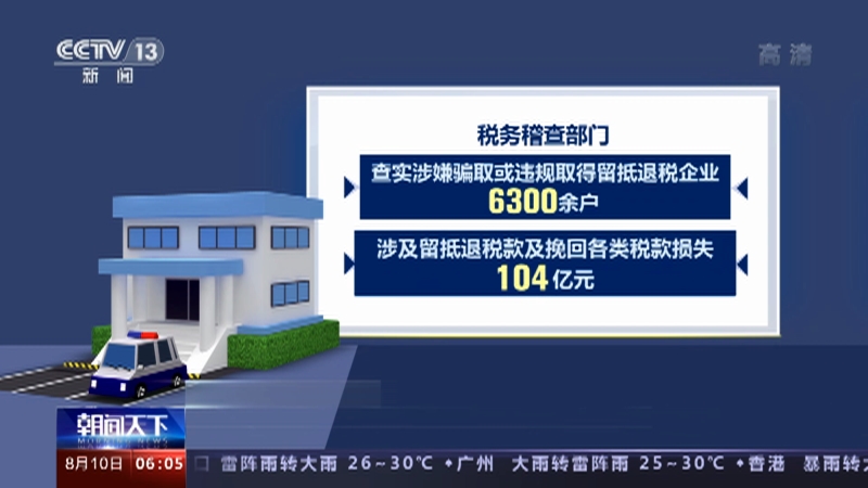 [朝闻天下]公安部 国家税务总局 打击骗取留抵退税违法犯罪专项行动