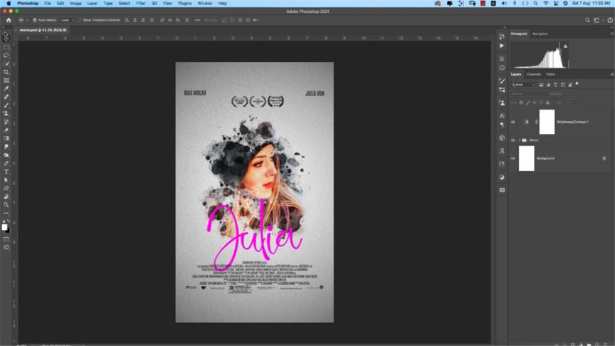 Photoshop cc 教程创意电影海报设计