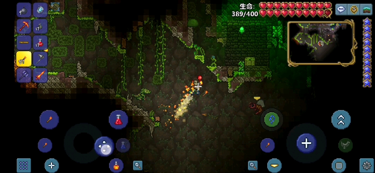 泰拉瑞亚 这个地下丛林好大