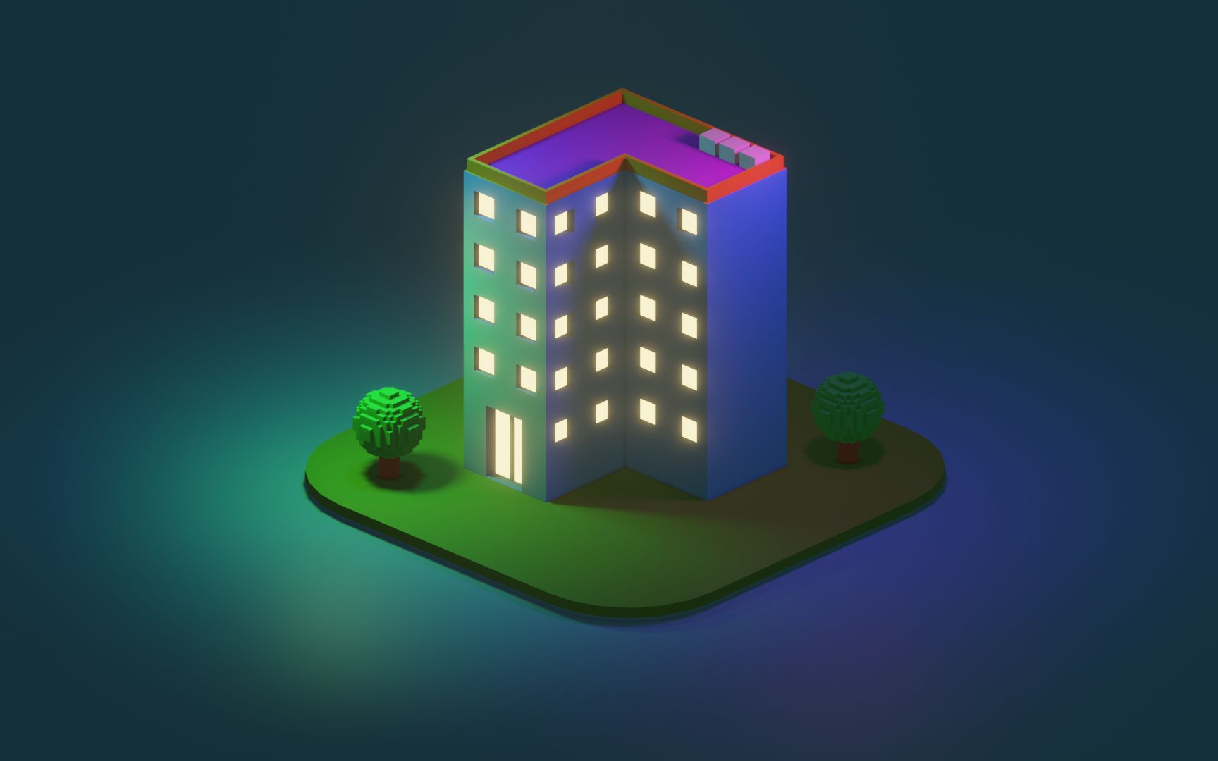 (转载自M design)新手向,Blender10分钟建模——建个小住宅楼