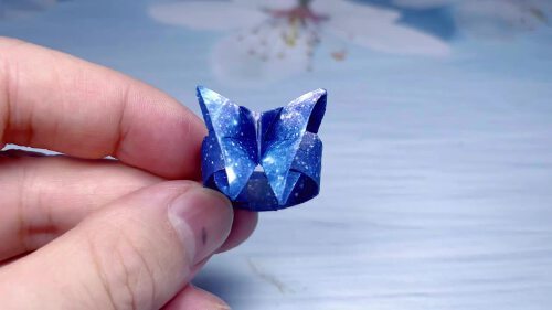 折纸蝴蝶戒指,一张纸条简单易学超好看,创意手工制作