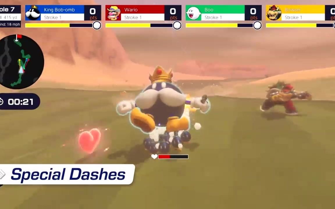 任天堂公开《马力欧高尔夫 超级冲冲冲》新宣传片