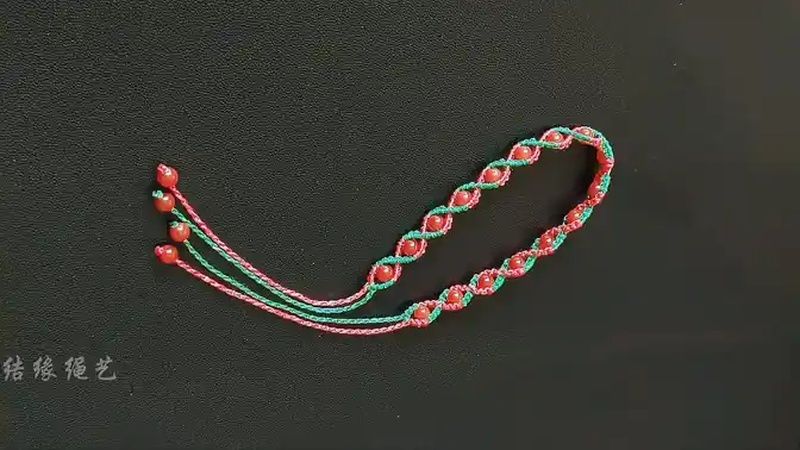 串珠手绳编织教程