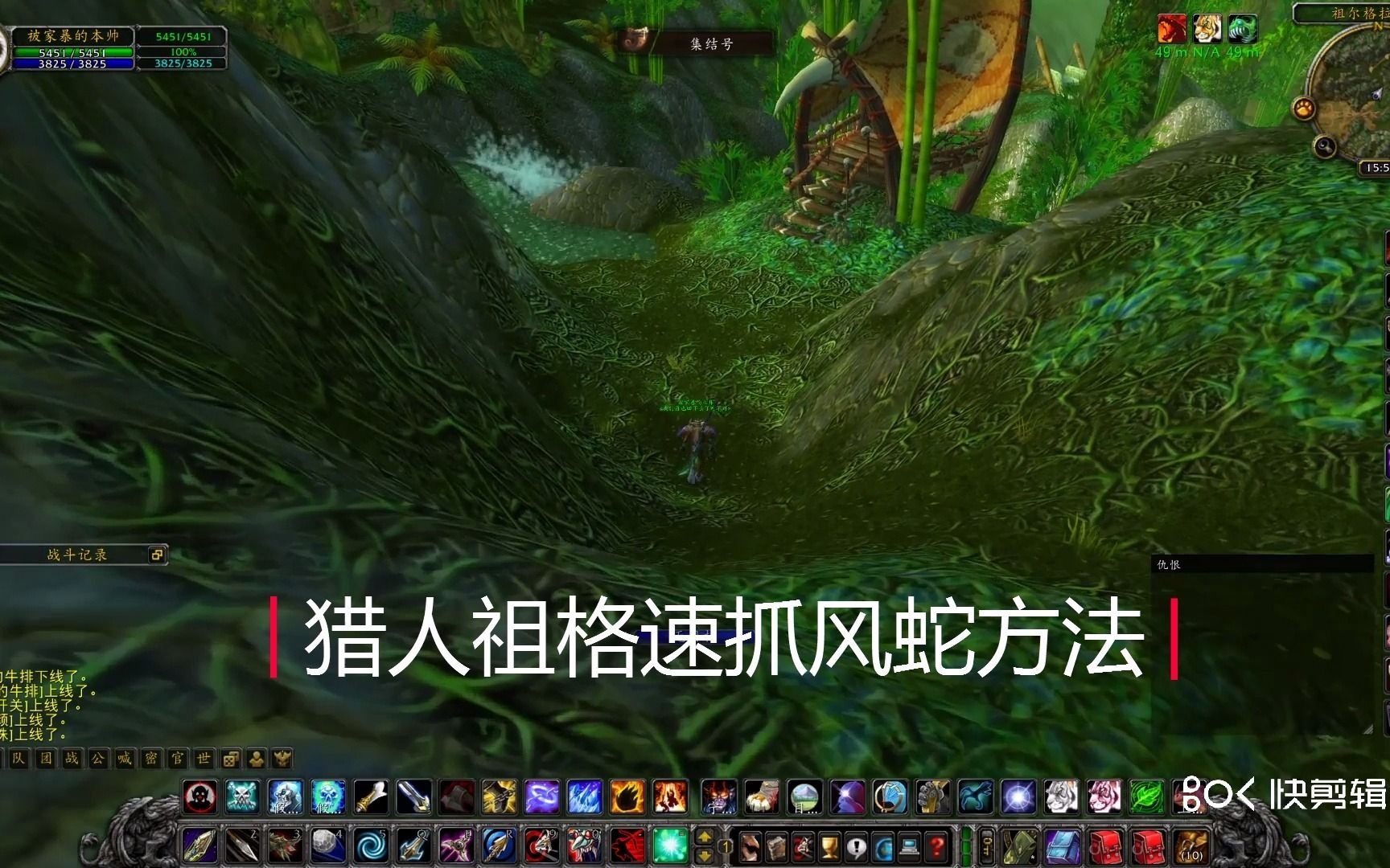 怀旧服70版本最热门的猎人宠物之一风蛇 基本人手一个