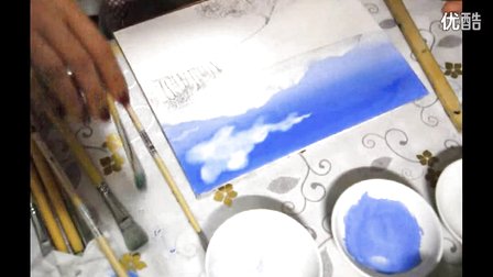 【米蒂mitty原创手绘】风景水彩画视频教程~每一处风景都有一种回忆