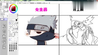火影忍者:女生画卡卡西VS男生画卡卡西,这差别,可真大啊
