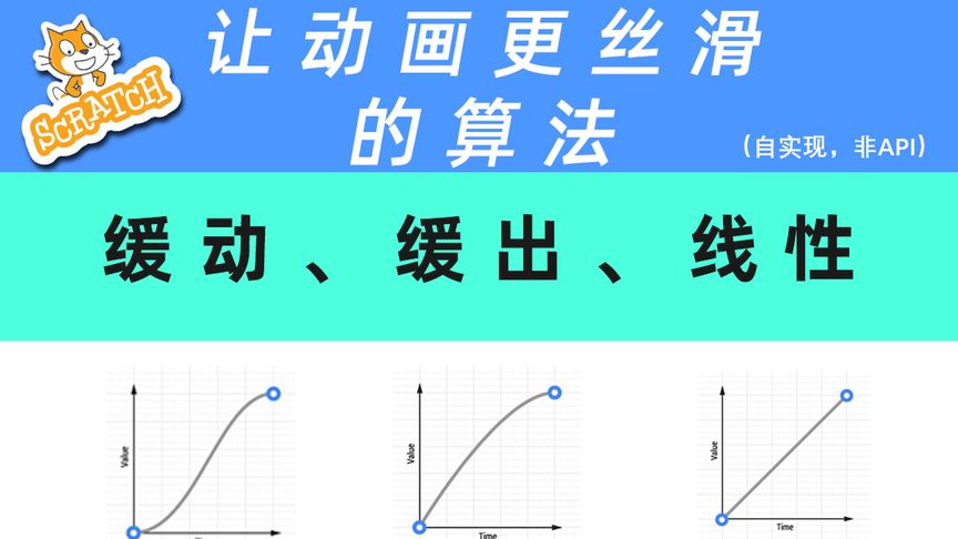 教程!缓动、缓出算法让你的scratch动画更丝滑!