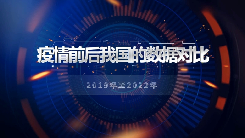 2019年至2022年疫情前后我国的数据对比