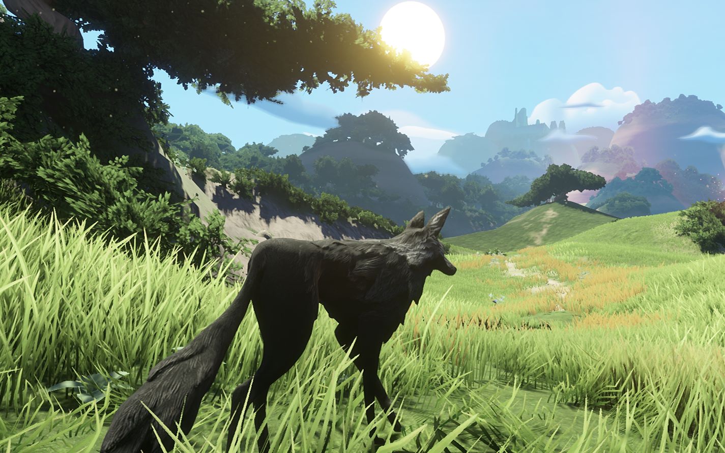 画面超级美的“野狼模拟器”