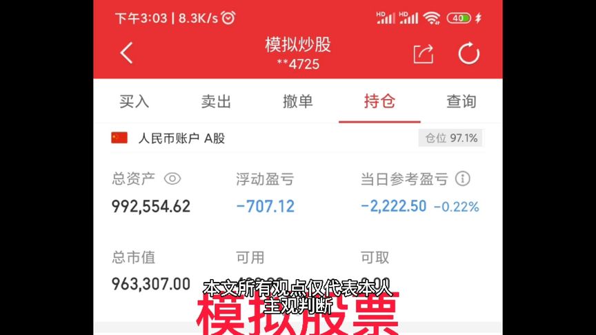 模拟炒股第三天(8.12)