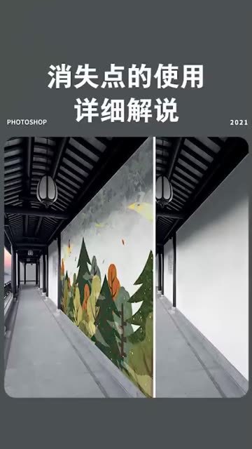 视频中:购物车买PS书送教程+PS软件消失点.