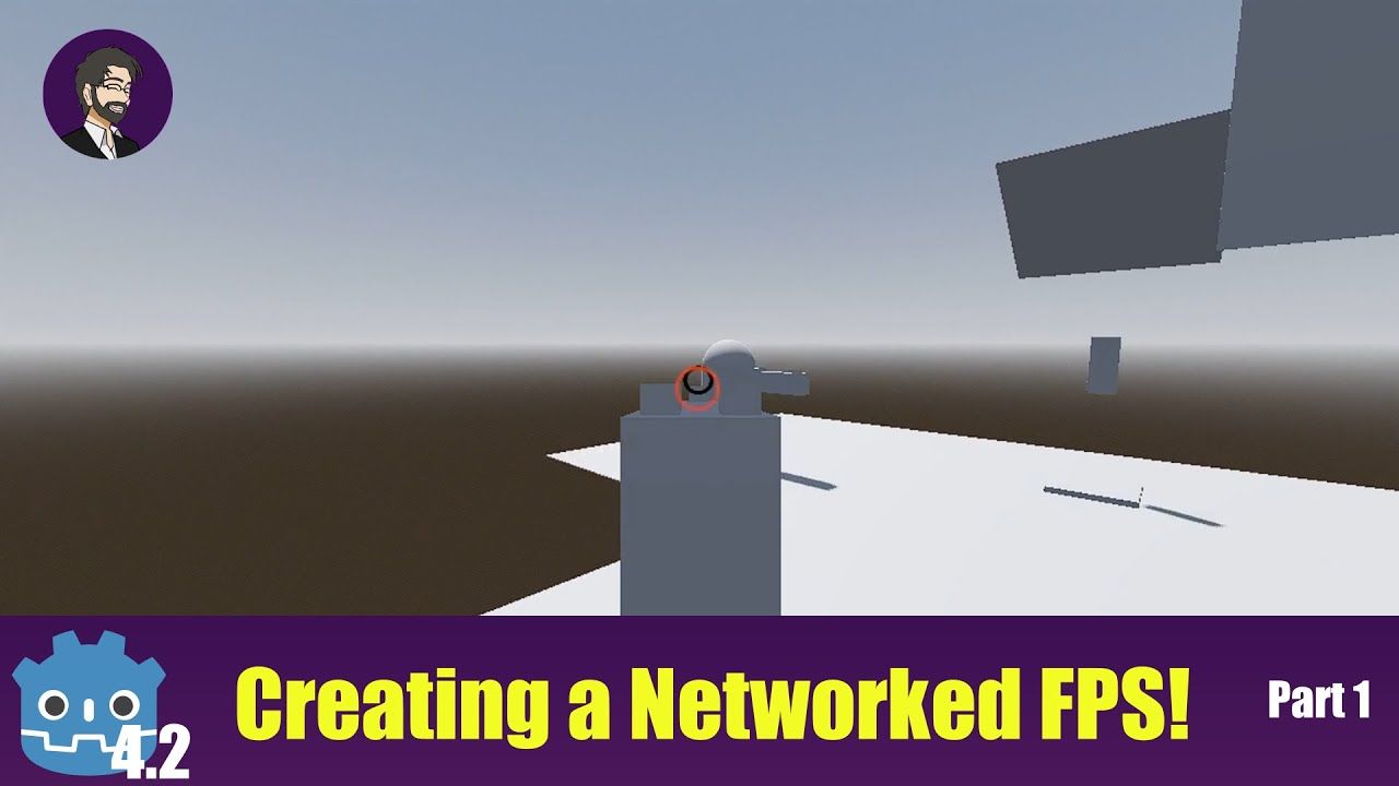 Godot 4 3D多人网络FPS射击游戏教程1:角色控制器开发