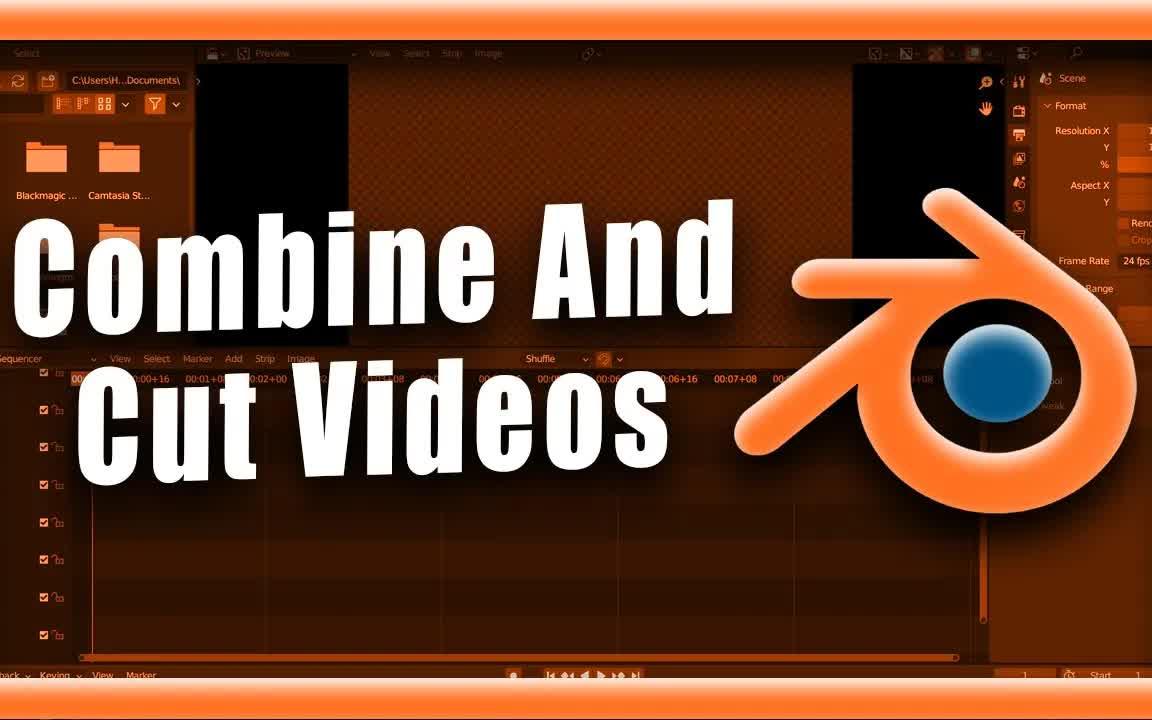 iBlender中文版插件教程Blender :如何在 Blender 视频编辑器中合并和...