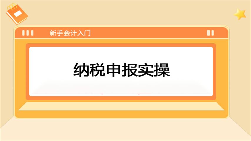 会计零基础教学-纳税申报实操