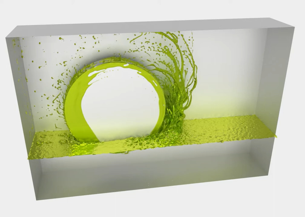 通过旋转气缸搅拌油