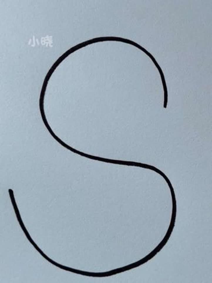 用字母S画小鸭#儿童简笔画 #一起学画画
