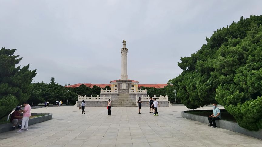 实拍大连旅顺的旅游景点