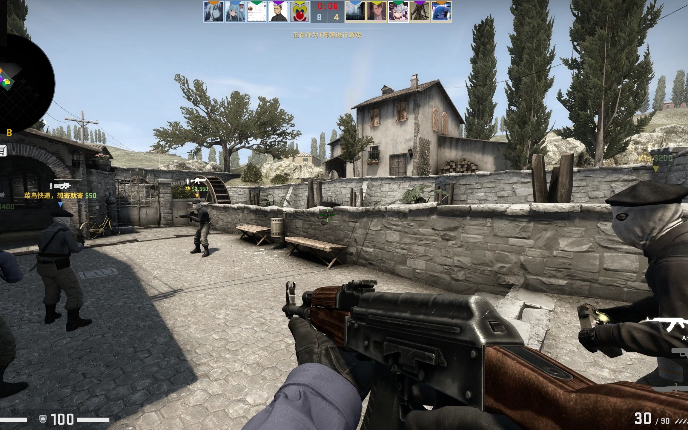 CSGO 竞技模式 用上步枪太难了