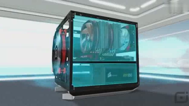 3D演绎电脑机箱内部结构图,简单明了!