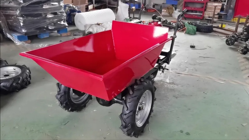 小型柴油灰斗车新型工地砂浆搬运车多功能手推车
