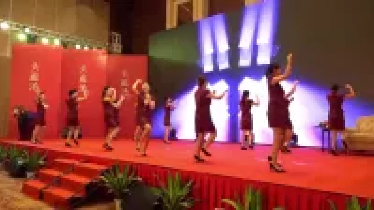 头道汤适合美容院晨会和会议开场跳的舞蹈