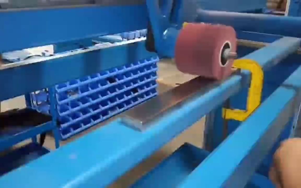 不锈钢制品表面处理 洗手盆厨房设备打磨拉丝 自动平面抛光机