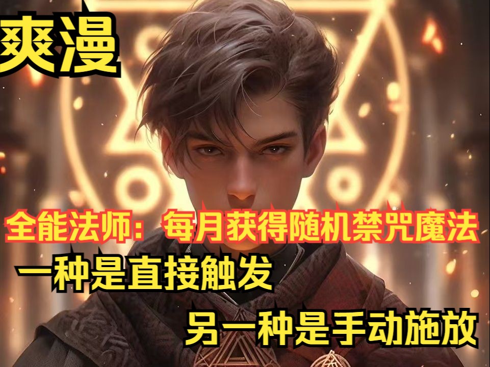 《全能法师:每月获得随机禁咒魔法》第1到86集:穿越到全职法师的世界...