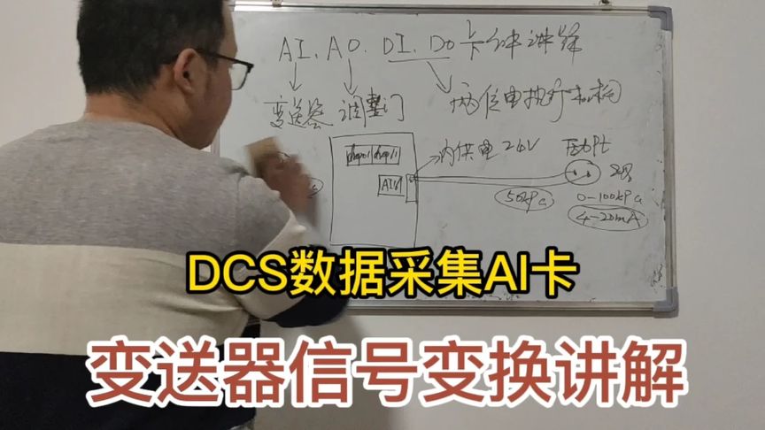 DCS组态系列讲解,AI采集卡及变送器信号变换系统讲解